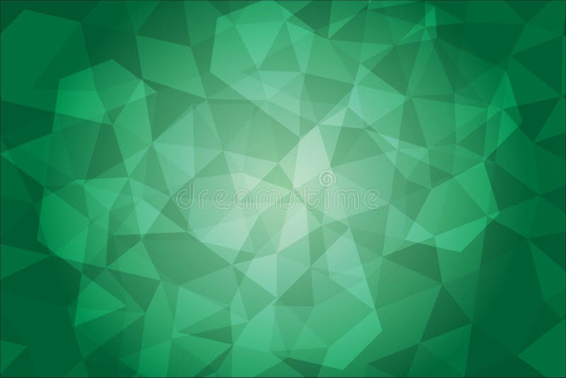 Abstract Green Polygon Background Vector Stock Vector - Illustration of ...