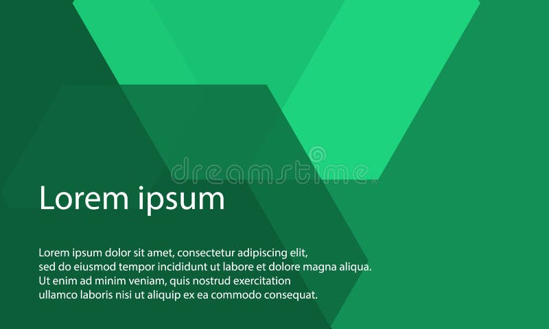 Abstract Green Polygon Overlap Pattern Stock Vector - Illustration of ...