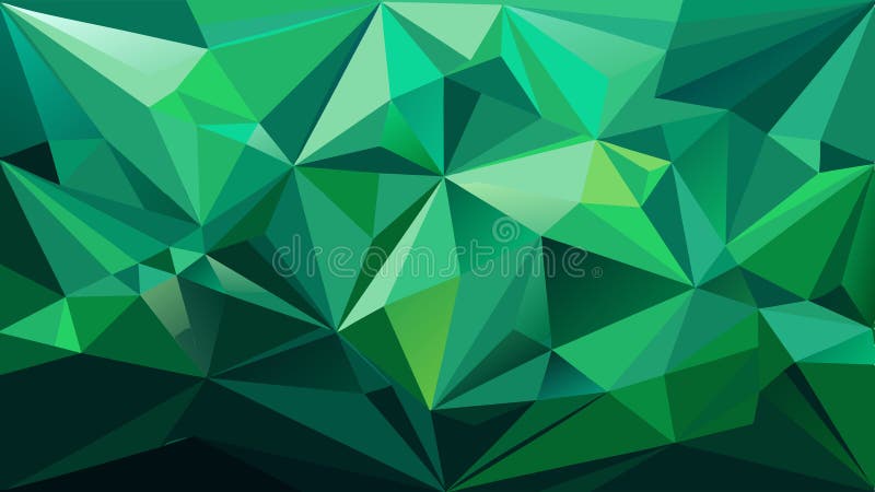Abstract Green Polygon Pattern Background. Modern Minimal Trendy ...