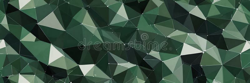 Abstract Green Polygon Triangles on White Background Design Ai ...