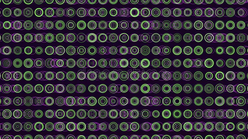 Abstract Green and Purple Circle Pattern on Black Background for Web Design Stock Footage ...