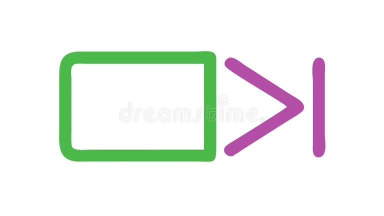 Abstract Green Purple Rectangle Progress, Directional Flow Vector ...