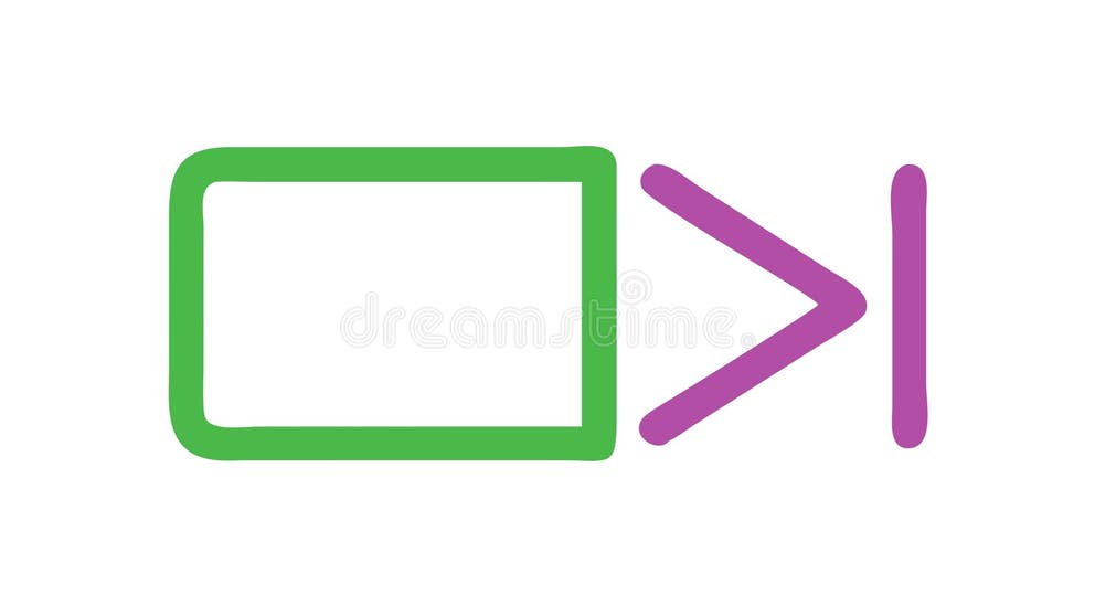 Abstract Green Purple Rectangle Progress, Directional Flow Vector Design Generative AI Stock ...