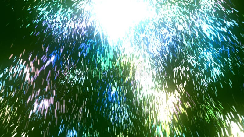 Abstract Green Rain Particles Stock Footage - Video of motion, extreme ...