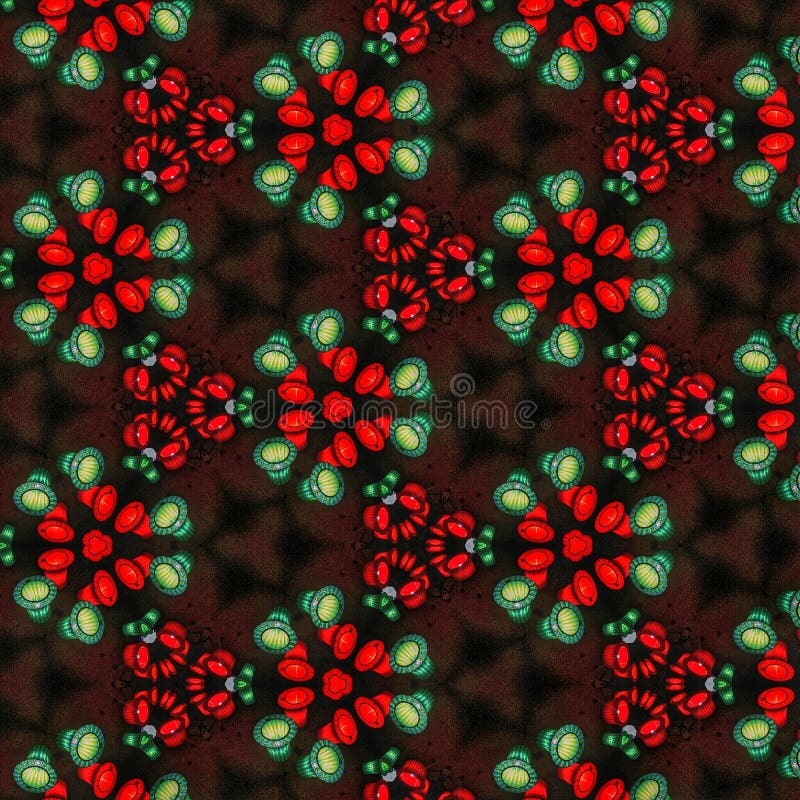 Abstract Green and Red Pattern Background Texture 1 Stock Illustration ...