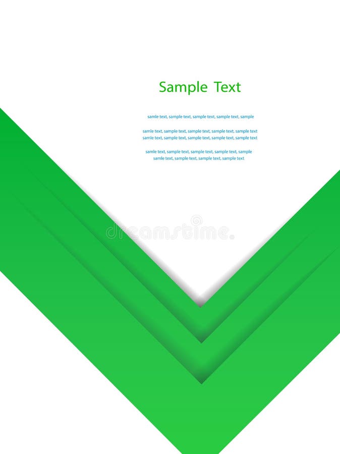 Abstract Green Report Cover Template Design. Stock Vector ...