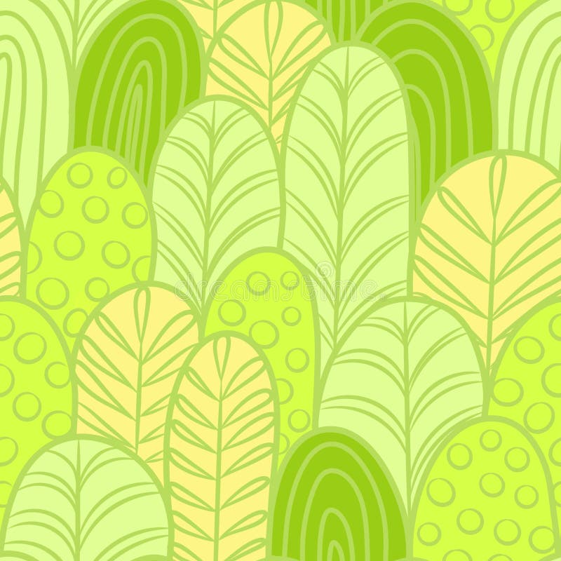 Abstract Green Seamless Pattern Stock Illustration - Illustration of ...