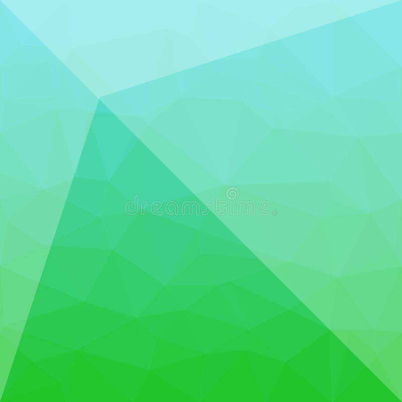 Abstract Green and Sky Blue Polygon Vector Background. Stock Vector ...