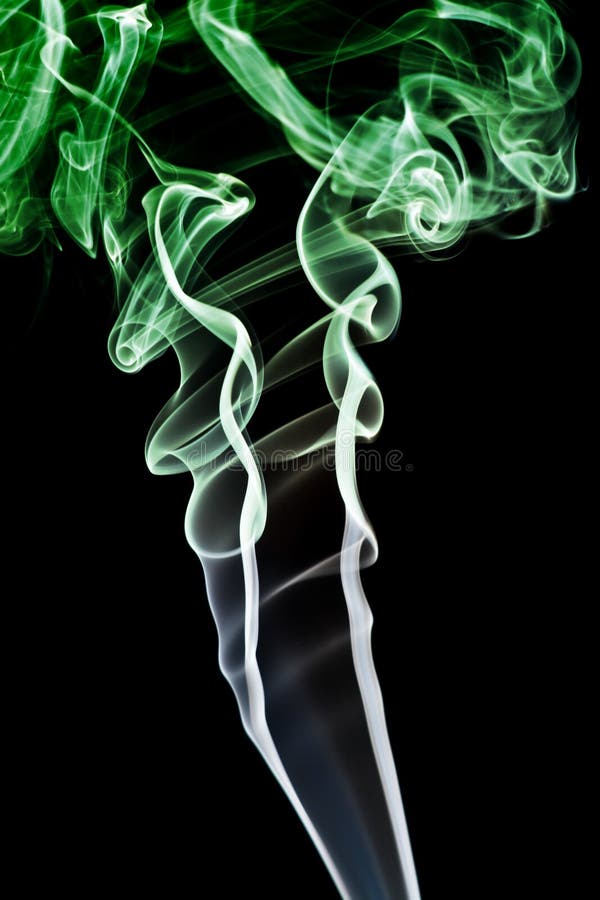 Abstract green smoke stock image. Image of green, decoration - 7143805