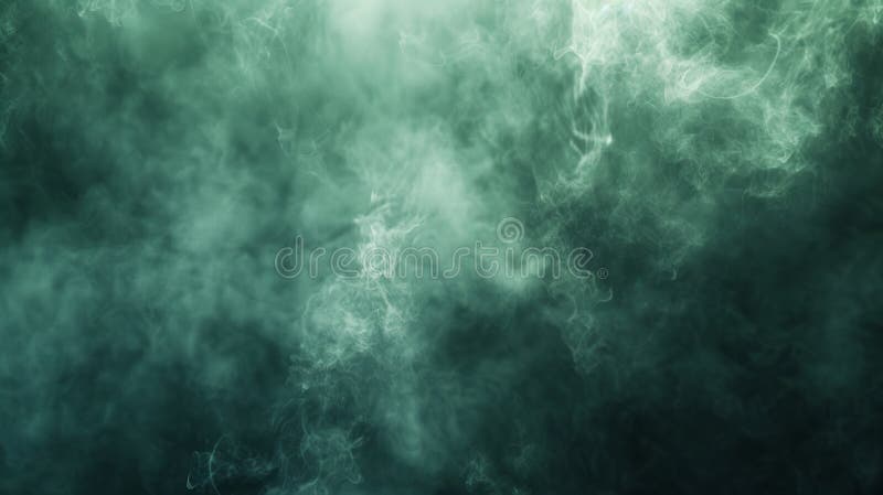 Abstract Green Smoke Background, Mist Effect, Modern Backdrop for ...