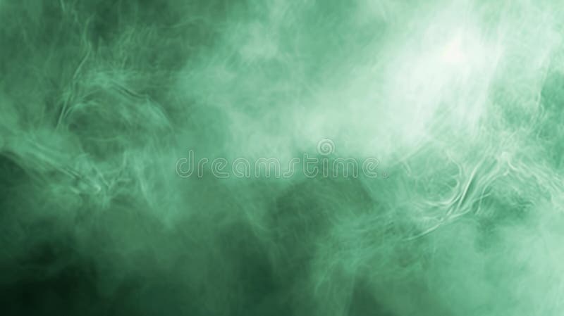 Abstract Green Smoke Background Texture, Mist Effect, Modern Backdrop ...