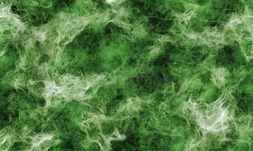 Abstract Green Smoky Texture Background Design Stock Illustration ...