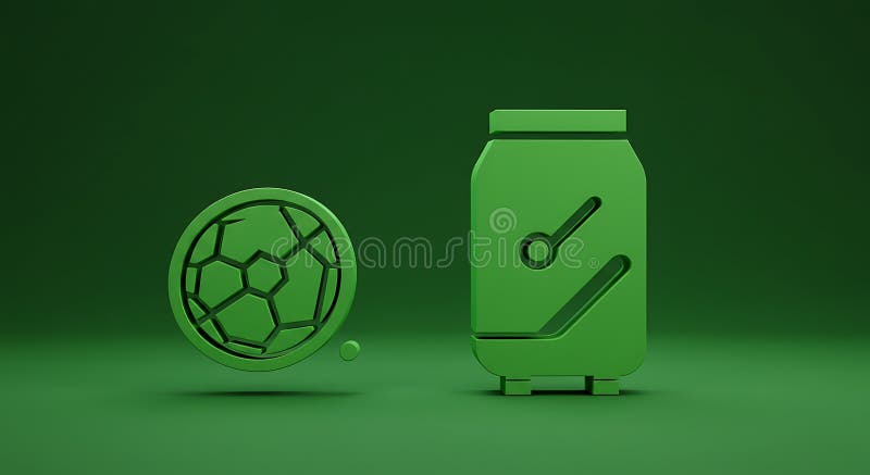 AI-Generated Soccer Match Timer Stock Illustration - Illustration of ...