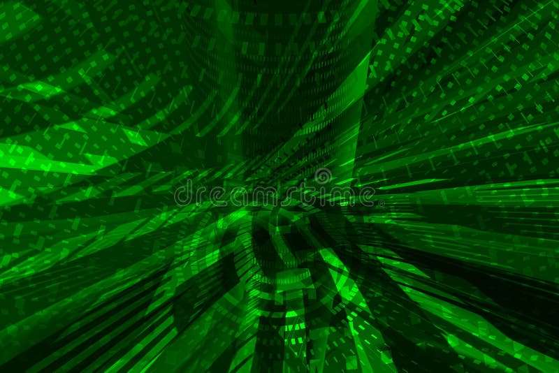 Abstract green space stock illustration. Illustration of perspective ...