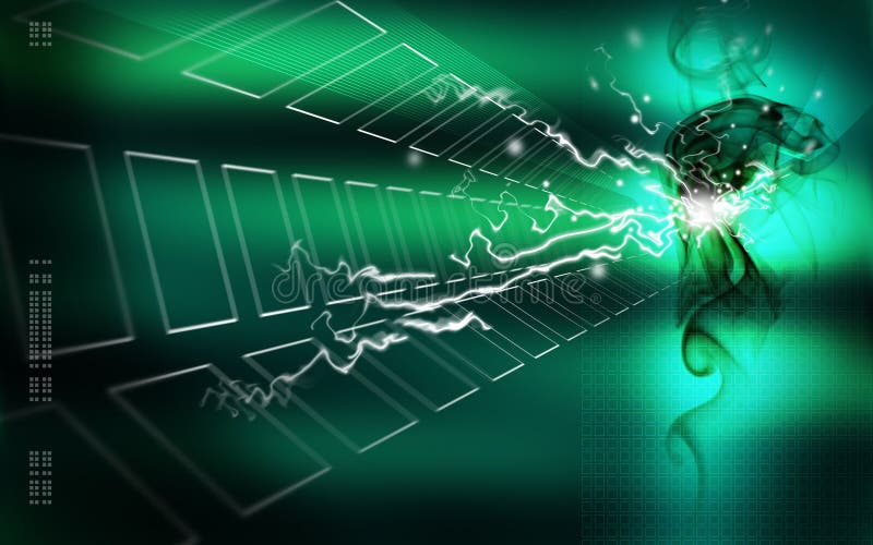 Abstract Green Space Illustration Stock Illustration - Illustration of ...