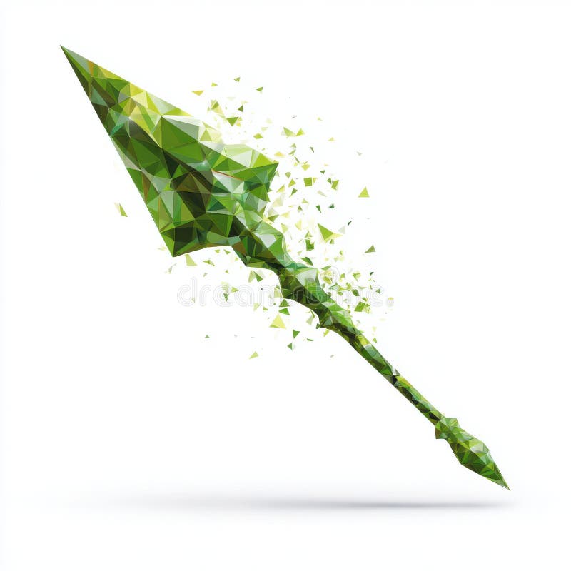 Green Low Poly Spear Stock Illustrations – 6 Green Low Poly Spear Stock ...