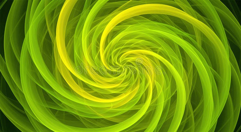 A Abstract Green Spiral Line Background Stock Illustration ...