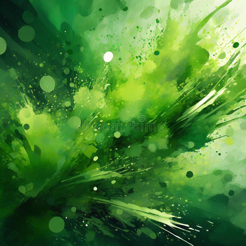 Abstract Green Splatter Background Stock Illustration - Illustration of ...