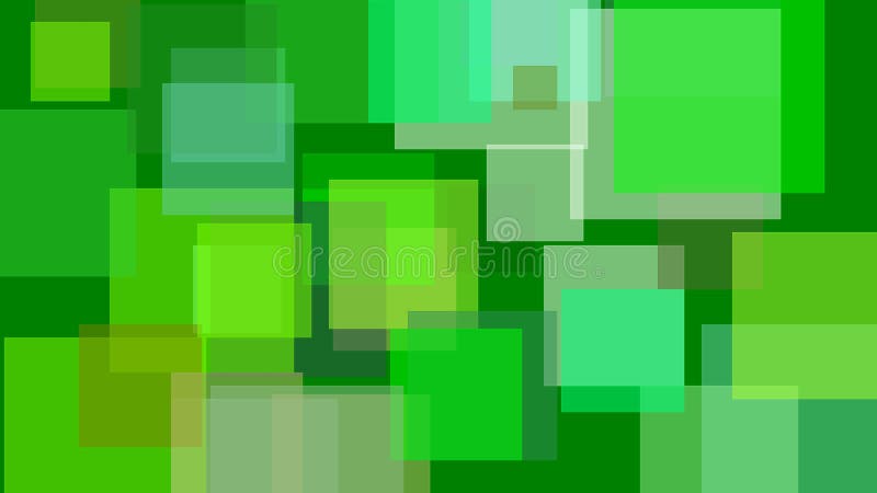 Abstract Green Squares with Green Background Stock Illustration ...
