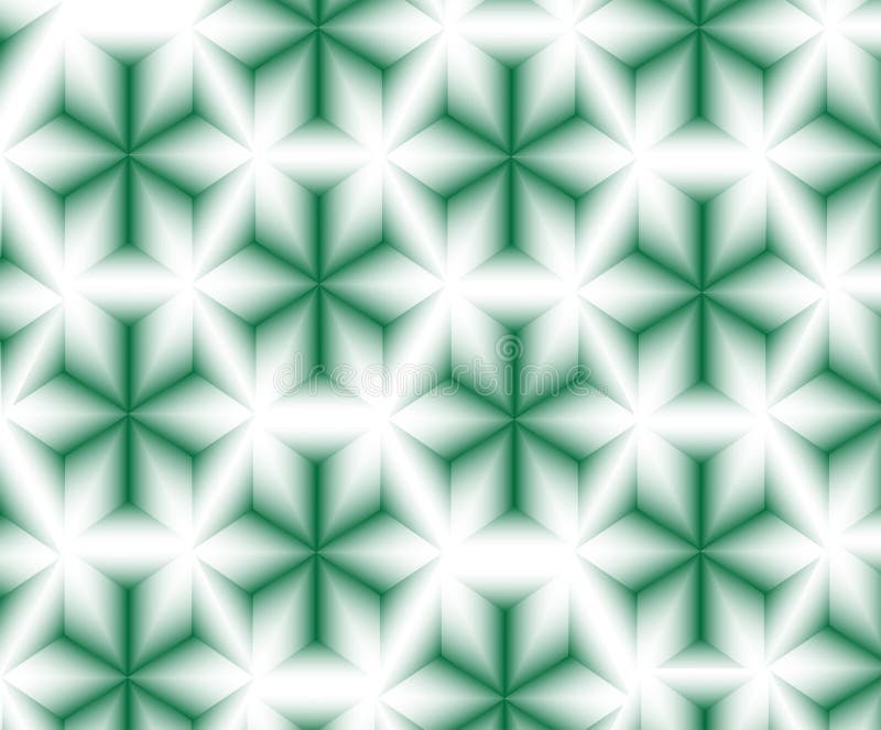 Abstract Green Stars Pattern Stock Illustration - Illustration of stars ...