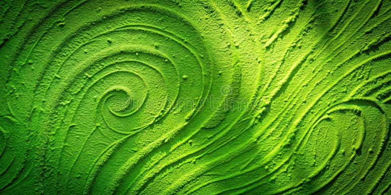 Abstract Green Swirl Texture Background Featuring Organic Patterns ...