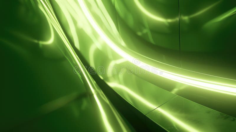 Abstract Green Swirl Vortex Energy Background with Dynamic Visual ...
