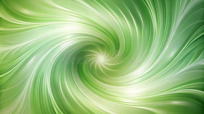Abstract Green Swirling Vortex Design a Serene and Dynamic Background ...