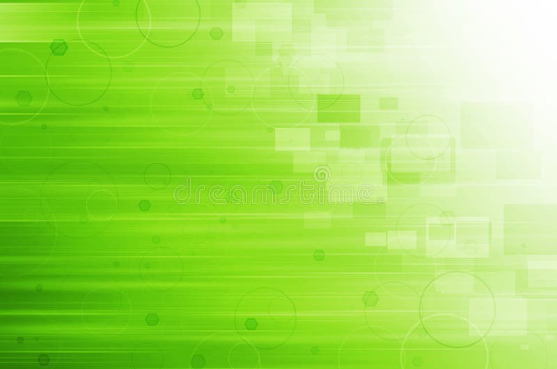 Abstract Green Technology Background. Stock Illustration - Illustration ...