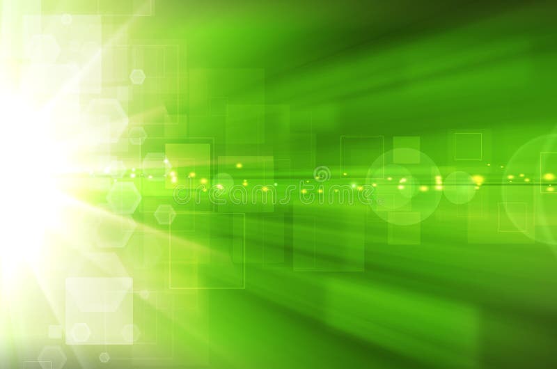 Abstract Green Tech Background Stock Illustration - Illustration of ...