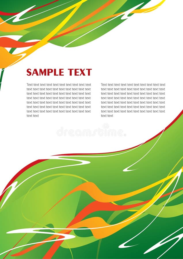 Abstract green template stock vector. Illustration of layout - 7084154