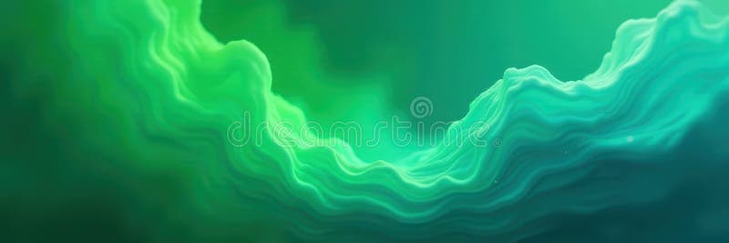 Abstract Green To Blue Gradient, Flowing Nebula Effect , Pattern ...