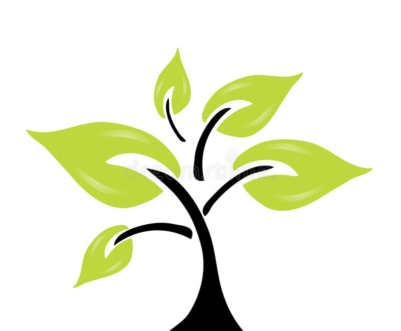 Clean tree vector stock vector. Illustration of tree, environment - 4788649