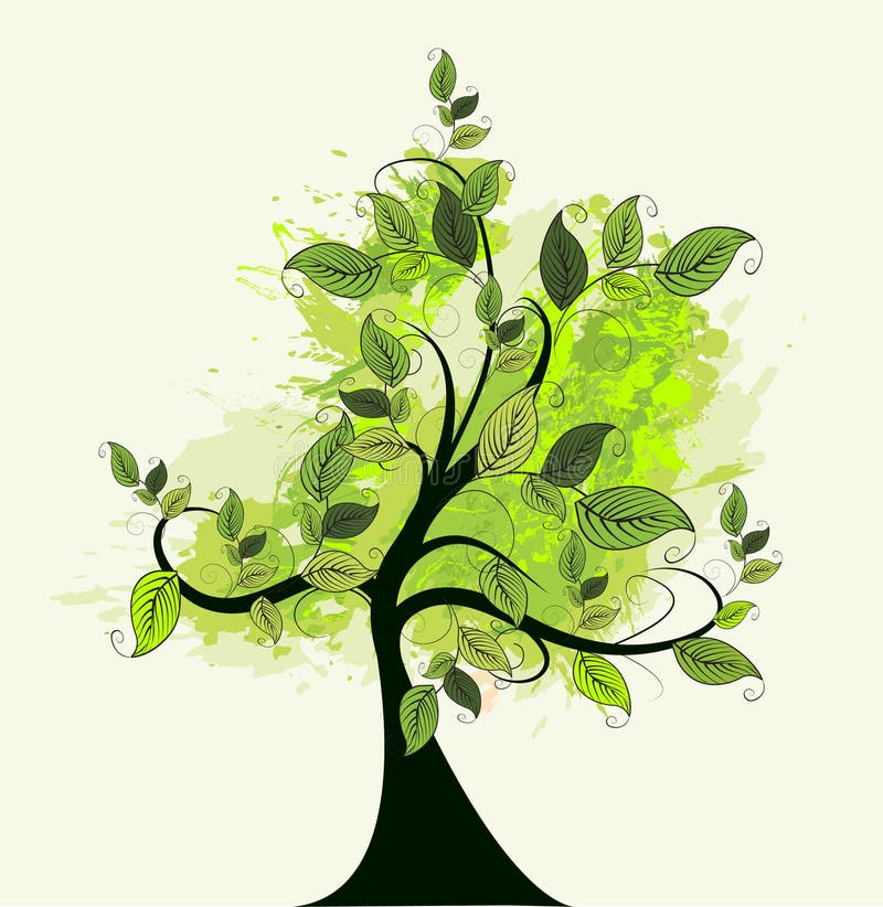 Abstract Green Tree Stock Illustrations – 302,053 Abstract Green Tree ...