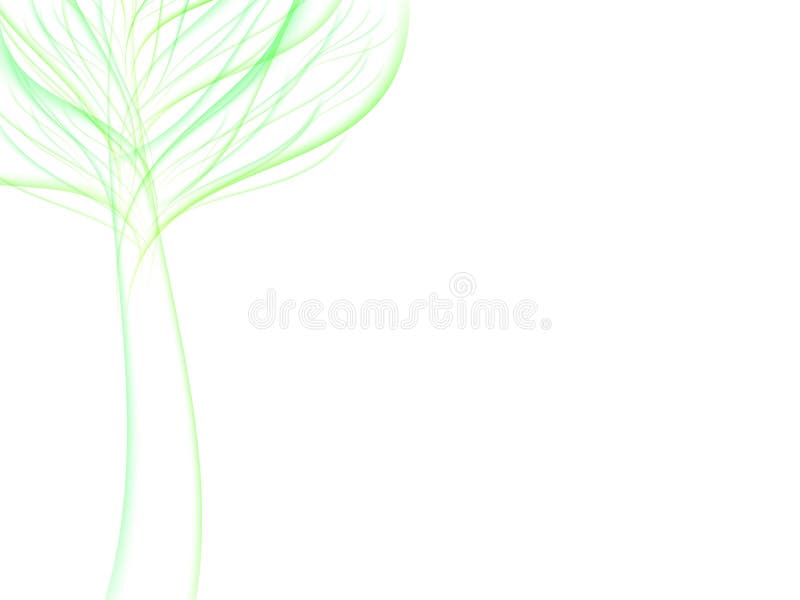 Abstract green tree stock vector. Illustration of element - 83506643