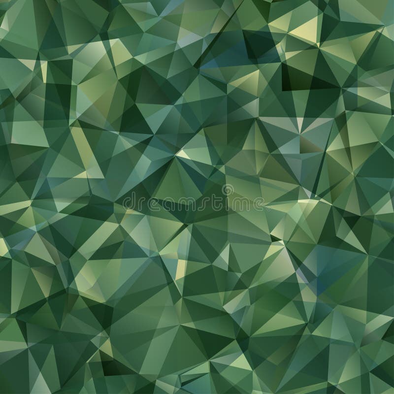 Abstract Green Triangle Background Stock Vector - Illustration of form ...