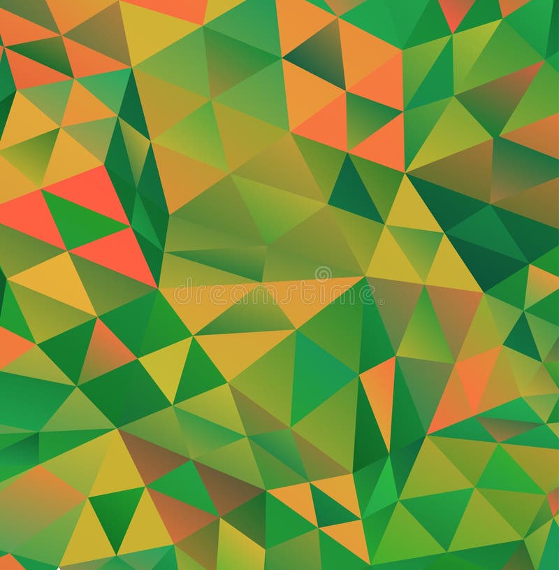 Abstract Green Triangle Background Stock Vector - Illustration of ...