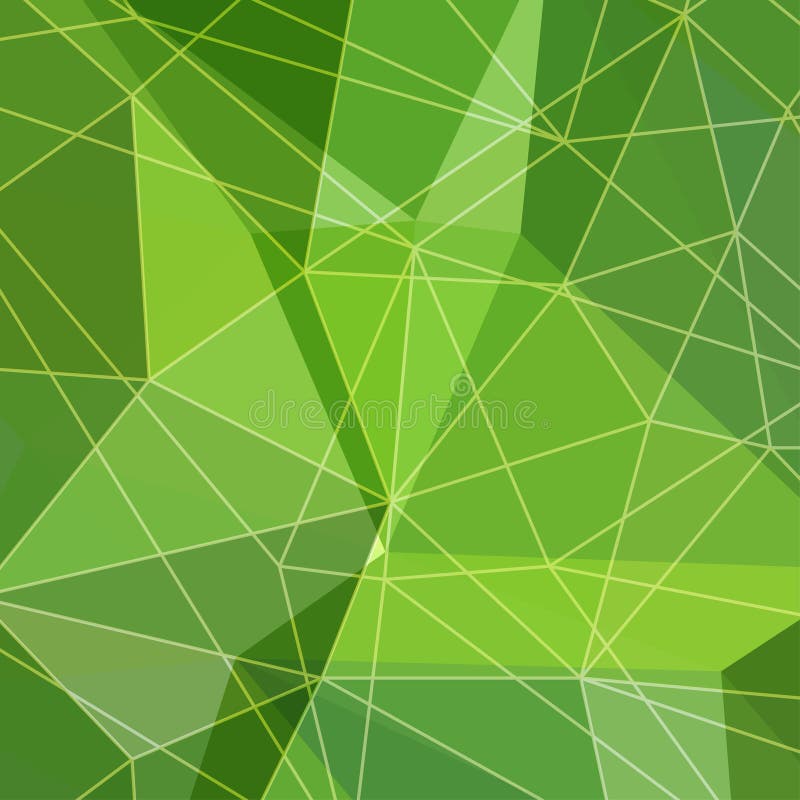 Abstract Green Triangle Background Stock Vector - Illustration of clip ...