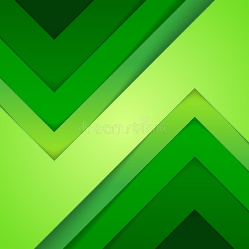 Abstract Green Triangle Shapes Background Stock Vector - Illustration ...