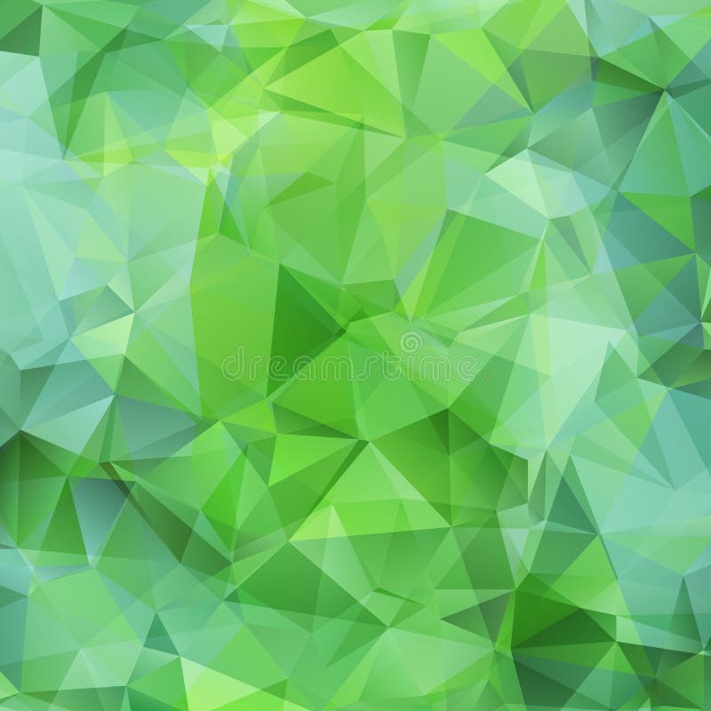 Abstract Green Triangles Background Stock Vector - Illustration of ...