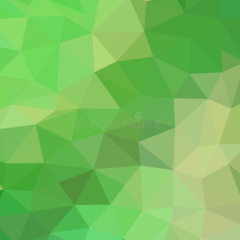 Abstract Green Triangles. Vector Geometric Background. Eps 10 Stock ...