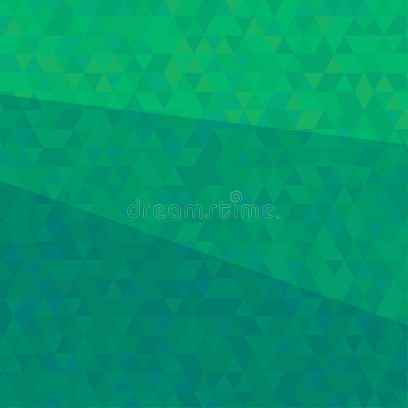 Abstract Green Triangular Background Stock Vector - Illustration of ...