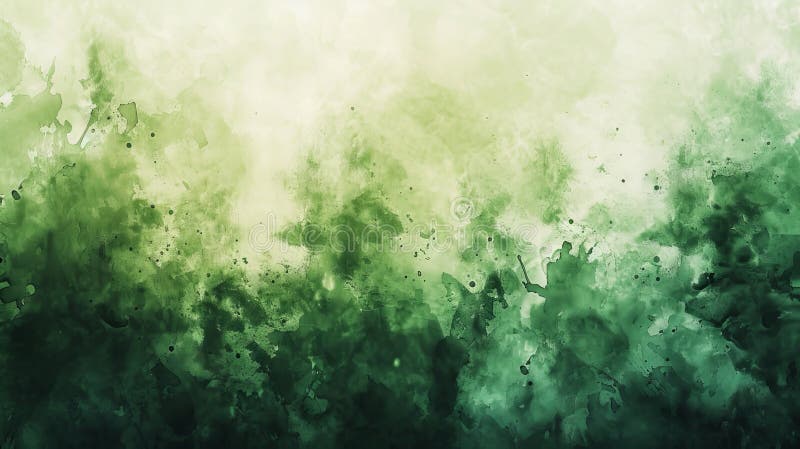 Abstract Green Watercolor Background with Gradient Effect Stock Photo ...