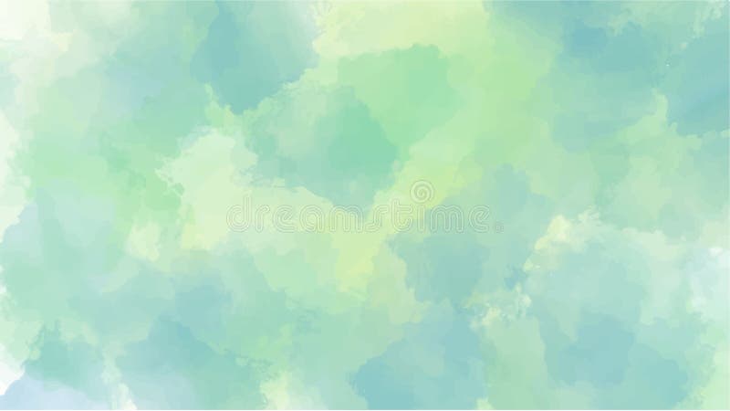 Abstract Green Watercolor Background.Hand Painted Watercolor Stock ...