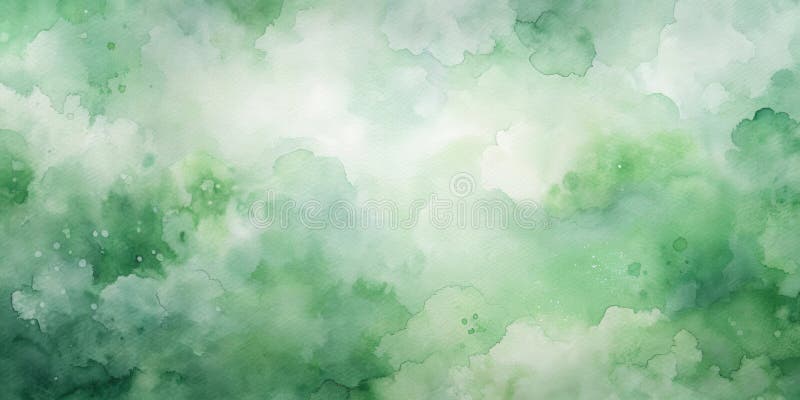 Abstract Green Watercolor Wash Background Texture for Design ...