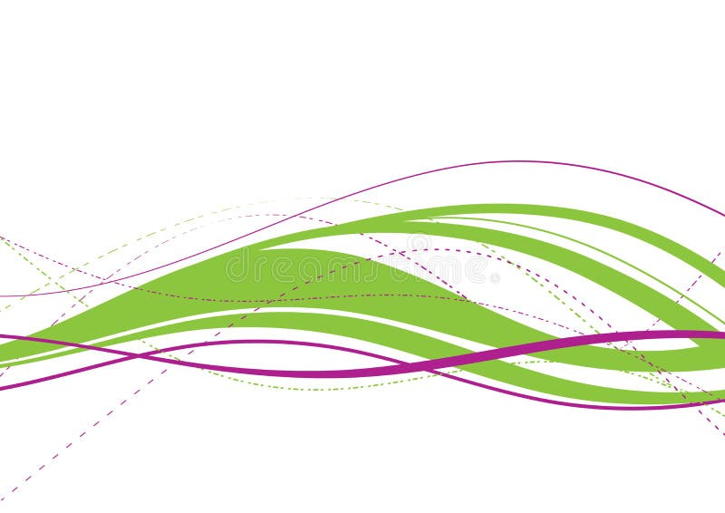 Green Wave Border Abstract Modern Certificate Background Stock Vector ...