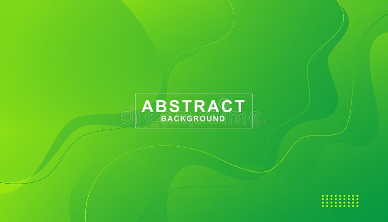 Abstract Green Wave Background. Wave Elements with Fluid Gradient ...