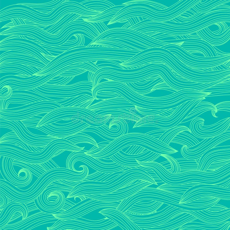 Abstract Green Wave Background Stock Illustration - Illustration of ...