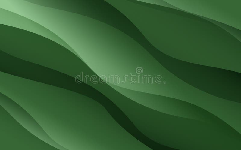 Abstract Green Wave Pattern Background Stock Vector - Illustration of ...