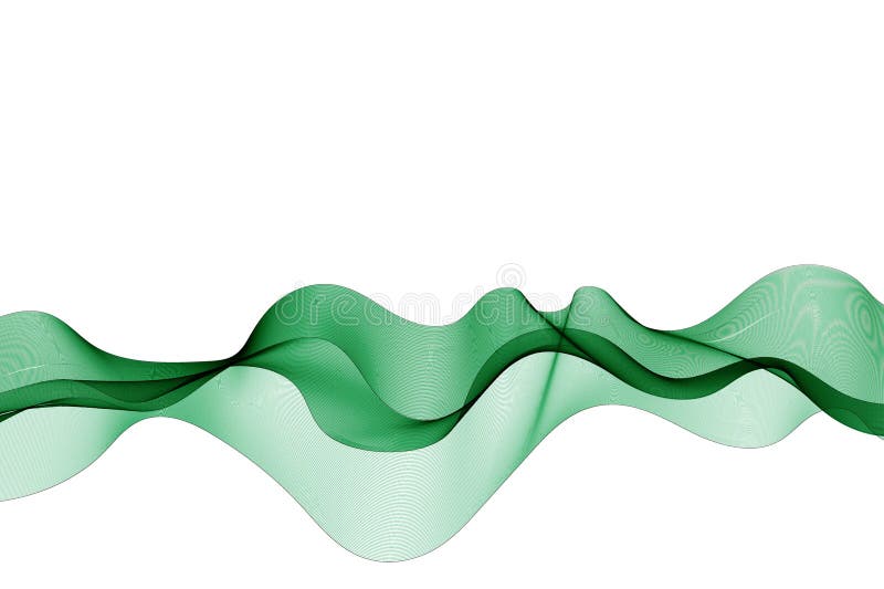 Abstract Green Wave. Vector Pattern. Eps10 Stock Illustration ...