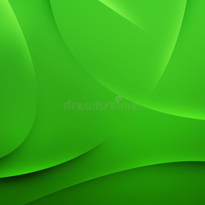 Abstract Green Waves Background Stock Illustration - Illustration of ...
